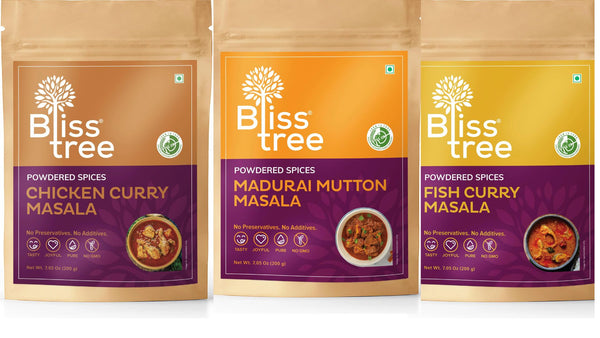 Essential Masala Trio Combo - Bliss Tree San Diego