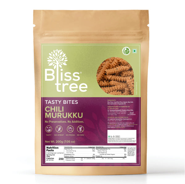 Chilli Murukku - 200g - Bliss Tree San Diego